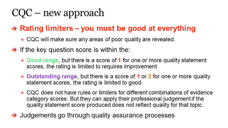 Care Quality Commission's new approach to regulation