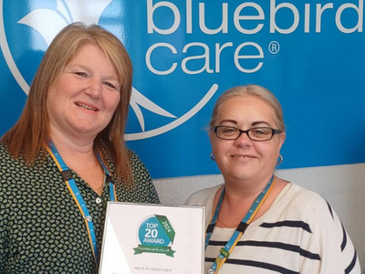 Bluebird Care recognised as one of Wales' best home care providers